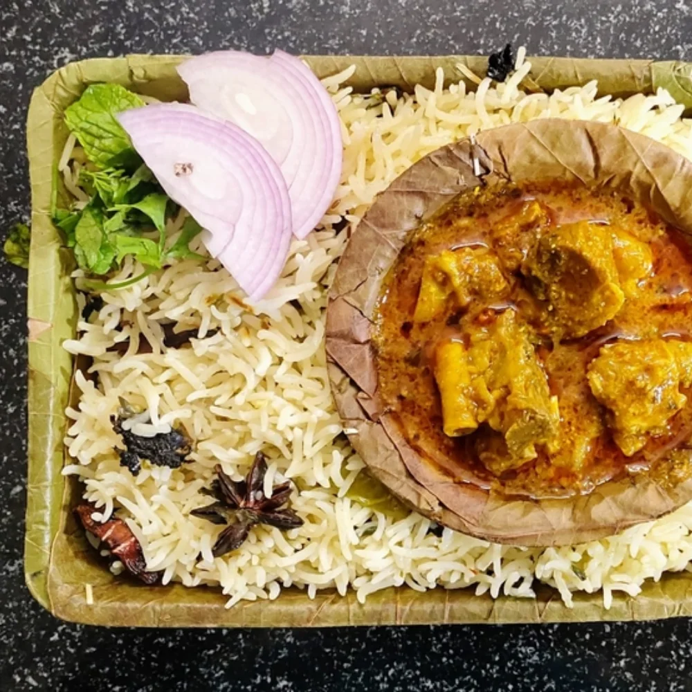Bagara Rice with Mutton Curry – Sarigama Grand